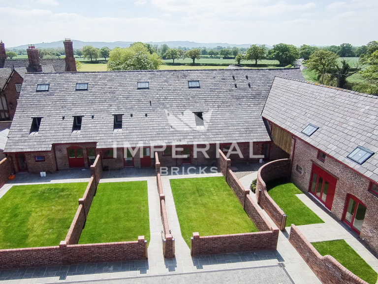 Perfect brick match for Cheshire Grade II listed barns - Imperial Bricks